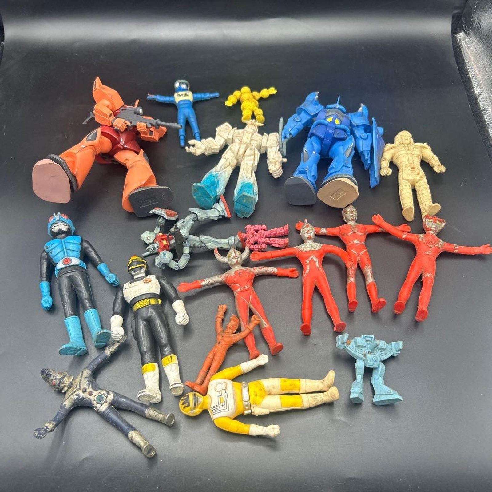 Showa Era Tokusatsu Hero Sofubi Figure Lot - Vintage Japanese Toys | eBay