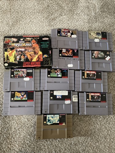 Super Nintendo Game Lot | eBay
