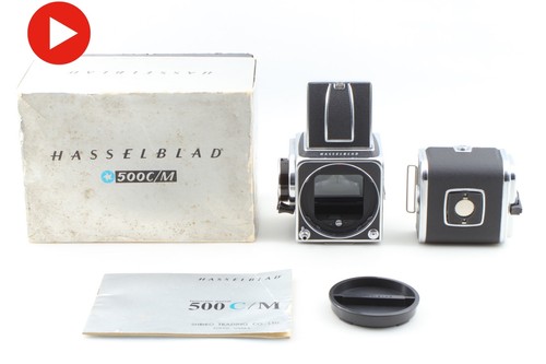 [Top MINT in Box] Hasselblad 500 C/M Body + Waist Level + A12 II Back ...