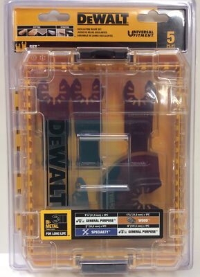 DeWALT DWA4216 5-Piece Oscillating Blade Set Universal Fitment | eBay