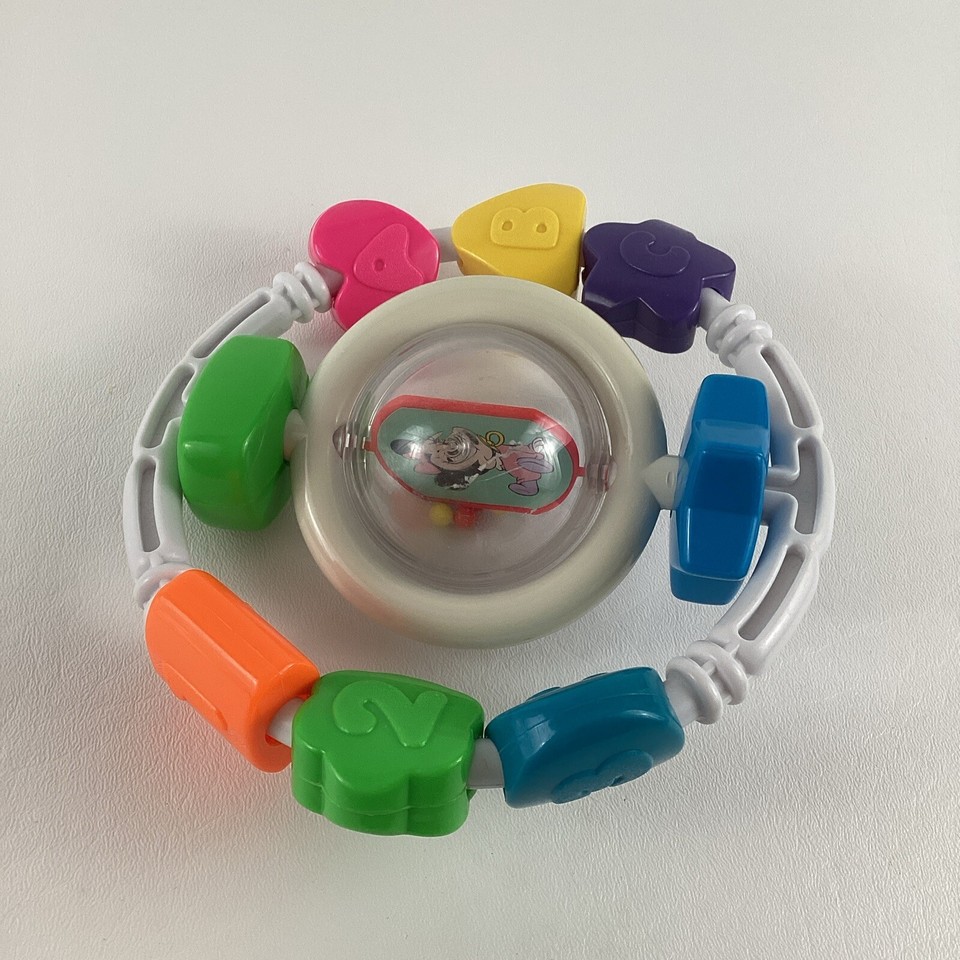 Disney Baby Mickey Mouse Minnie Spinner Rattle Activity Infant Toy ...