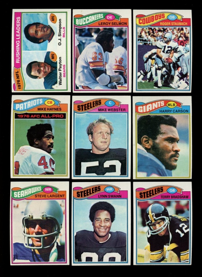1977 TOPPS FOOTBALL COMPLETE SET EXMT *344189 | eBay