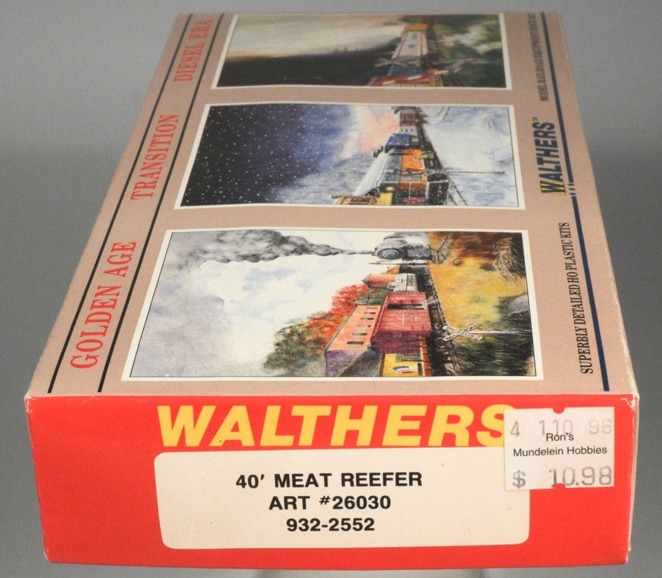 Walthers #932-2552 HO Scale 40' Meat Reefer - ART #26030 | eBay