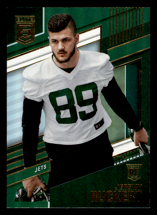 2022 Donruss Elite Jeremy Ruckert Green #131 New York Jets | eBay