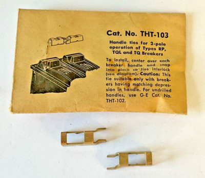GENERAL ELECTRIC THT-103 HANDLE TIES 2POLE | eBay