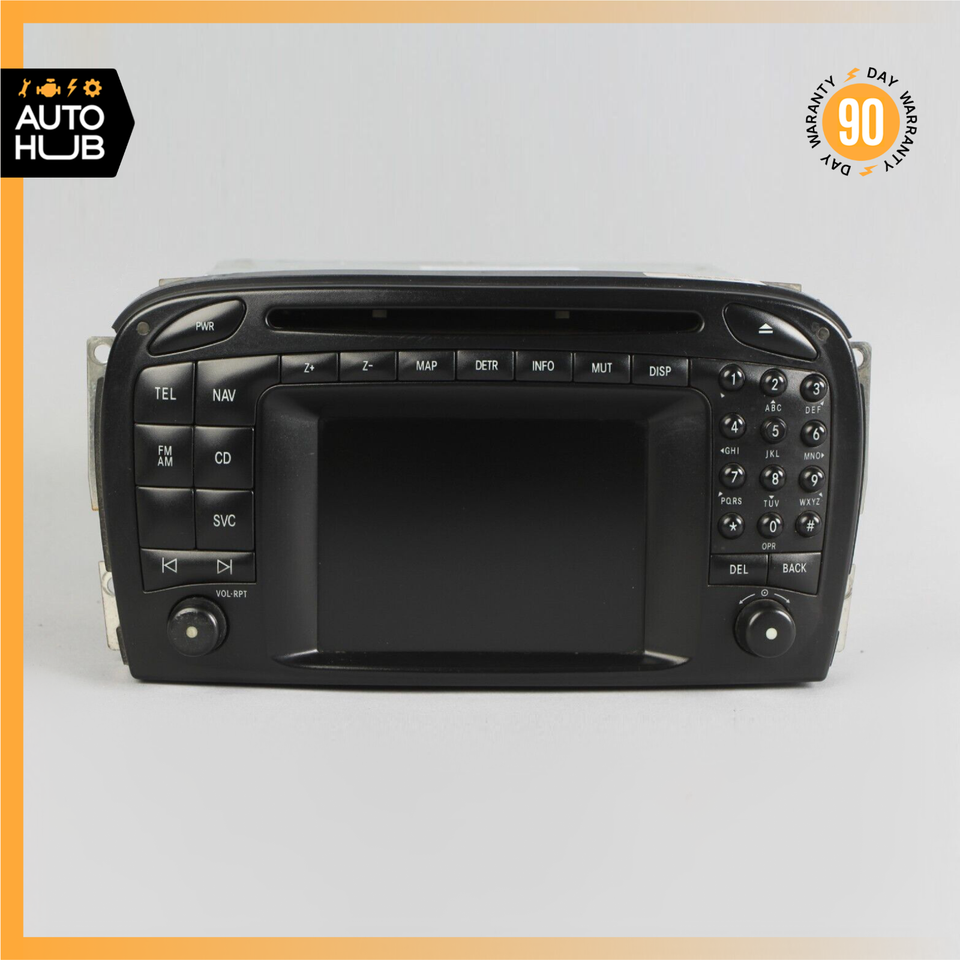 03-04 Mercedes R230 SL500 SL55 AMG Head Unit Radio Command Navigation ...