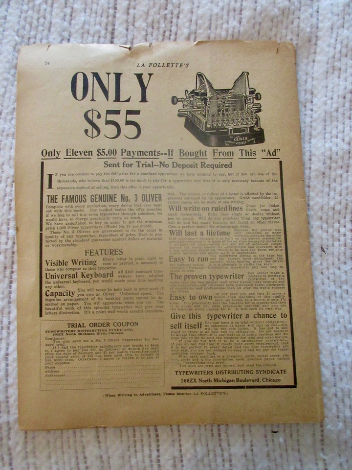 Robert La Follette's Weekly Magazine 10/19/1912 Amazing Articles ...