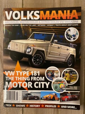 2022 VOLKS MANIA Magazine SPECIAL EDITION VW History Fall Issue MOTOR ...