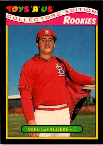 1987 Topps Toys'R'Us Rookies Mike LaValliere #19 St. Louis Cardinals | eBay
