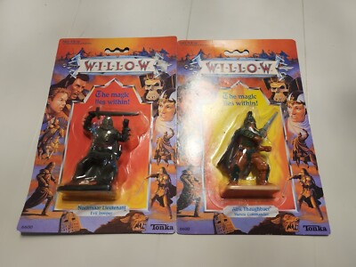 1988 Willow Airk Thaughbaer & Nockmaar Lieutenant 3" Tonka Figure NIP ...