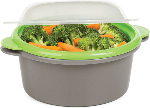 Progressive International Mini Microwave Steamer, Gray – Fast and Easy ...