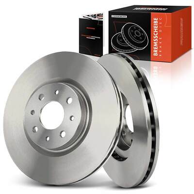 A-Premium 2x 281mm Brake Discs for Alfa Romeo MiTo Fiat Bravo Lancia ...