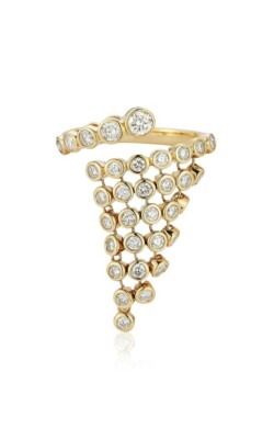 Adstar Diamond Finger Wrap Ring 925 Sterling Silver Cocktail Party ...