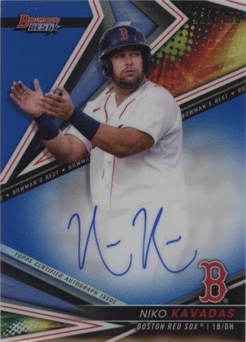 2022 Bowman's Best - Best of 2022 Autographs Niko Kavadas #B22-NK Blue ...