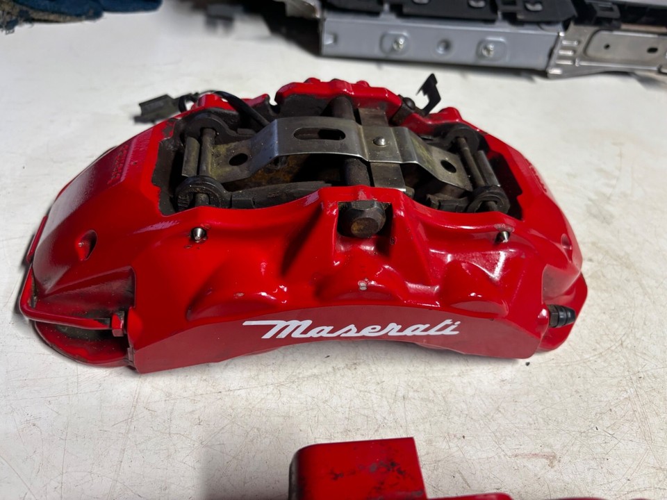 Maserati Ghibli SQ4 GTS Front Red Brembo Brake Caliper OEM | eBay