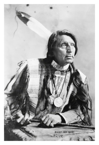 CHIEF RED HORSE OGLALA SIOUX NATIVE AMERICAN FEATHER 4X6 PHOTO | eBay
