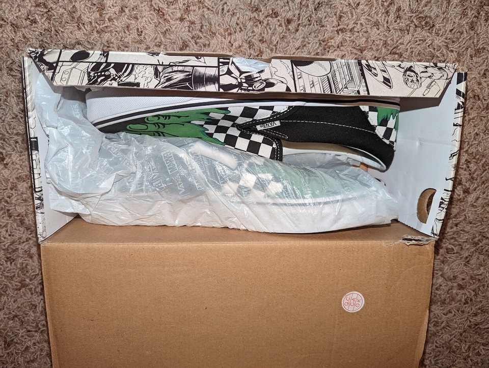 NEW Vans x Marvel The Incredible Hulk Unisex She Mens Shoes NEW ...