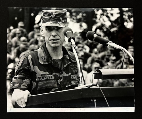 1982 Fort Benning GA Army Training Center Ceremony Commander Bennett ...