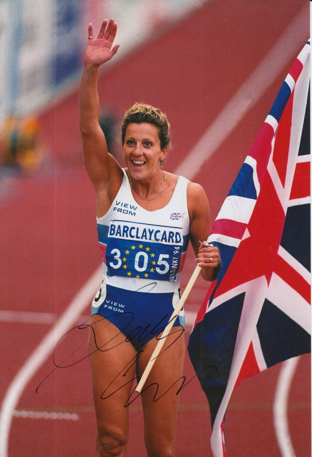 Sally Gunnell Hand Signed 12x8 Photo Olympics 1. | eBay UK