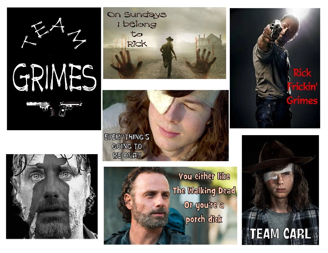 Rick And Carl Meme Beard