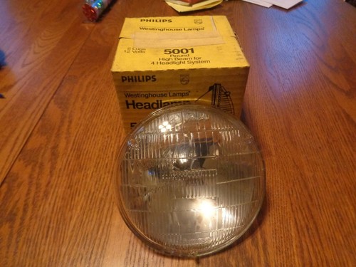 Philips 5001 Round High Beam Headlamp Headlight 4 Headlight System 1C1 ...