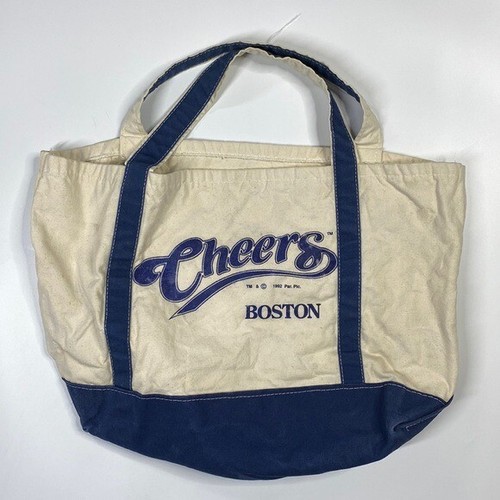 Vintage Cheers Boston Bar TV Show Tote Bag 1992 | eBay
