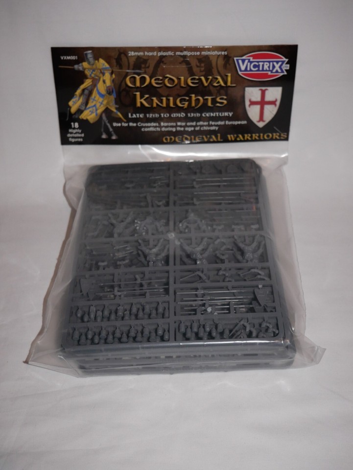 Victrix 28mm Hard Plastic Medieval Knights Late 12th To Mid 13th ...