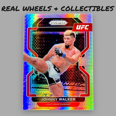 2022 Panini Prizm UFC Johnny Walker Hyper Prizm Parallel #106 Contender ...