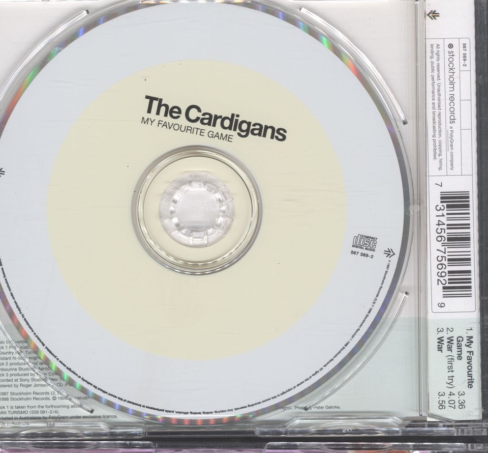 Cardigans - My Favourite Game cd single vgc 731456756929| eBay