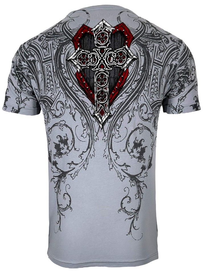 Xtreme Couture by Affliction Men's T-Shirt Repent Biker Tattoo S-5XL | eBay