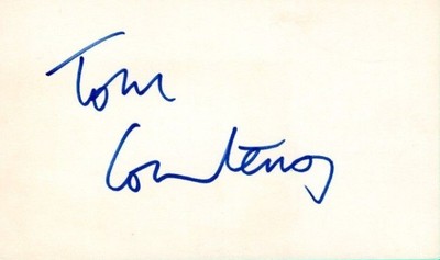 Tom Courtenay Actor Movie Star Hand Signed Autograph 3x5 | eBay
