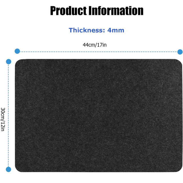 2X Heat Resistant Mat for Ninja COSORI Air Fryer Protector Felt ...