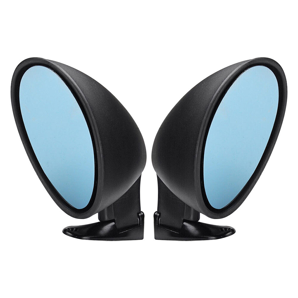 California Classic Universal Black Side Mirrors PAIR Hot Rod Rat Rod ...