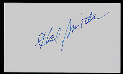 Hal Smith (d. 2014) signed autograph auto 3x5 index card Baseball ...