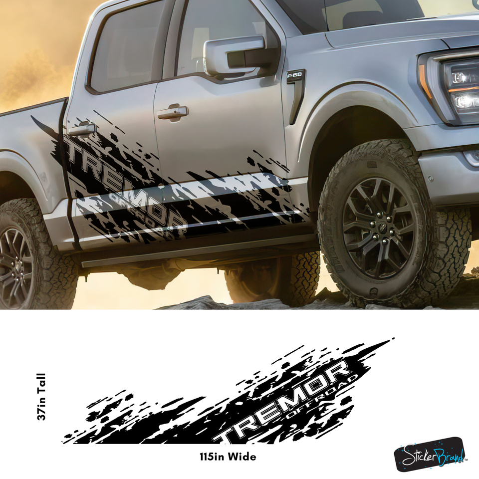 Ford F-150 Vinyl Truck Graphic Sticker. Rocker Panel, FX4, Tremor ...