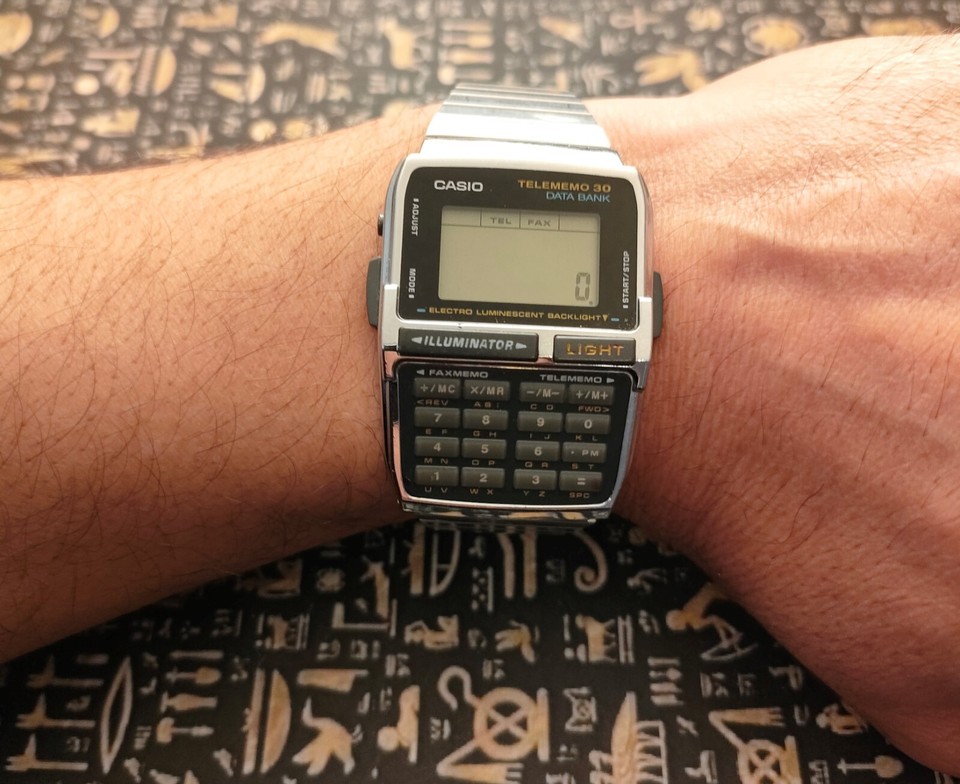 1990s Vintage Original Casio DBC-300 Calculator Telememo 30 Data Bank ...