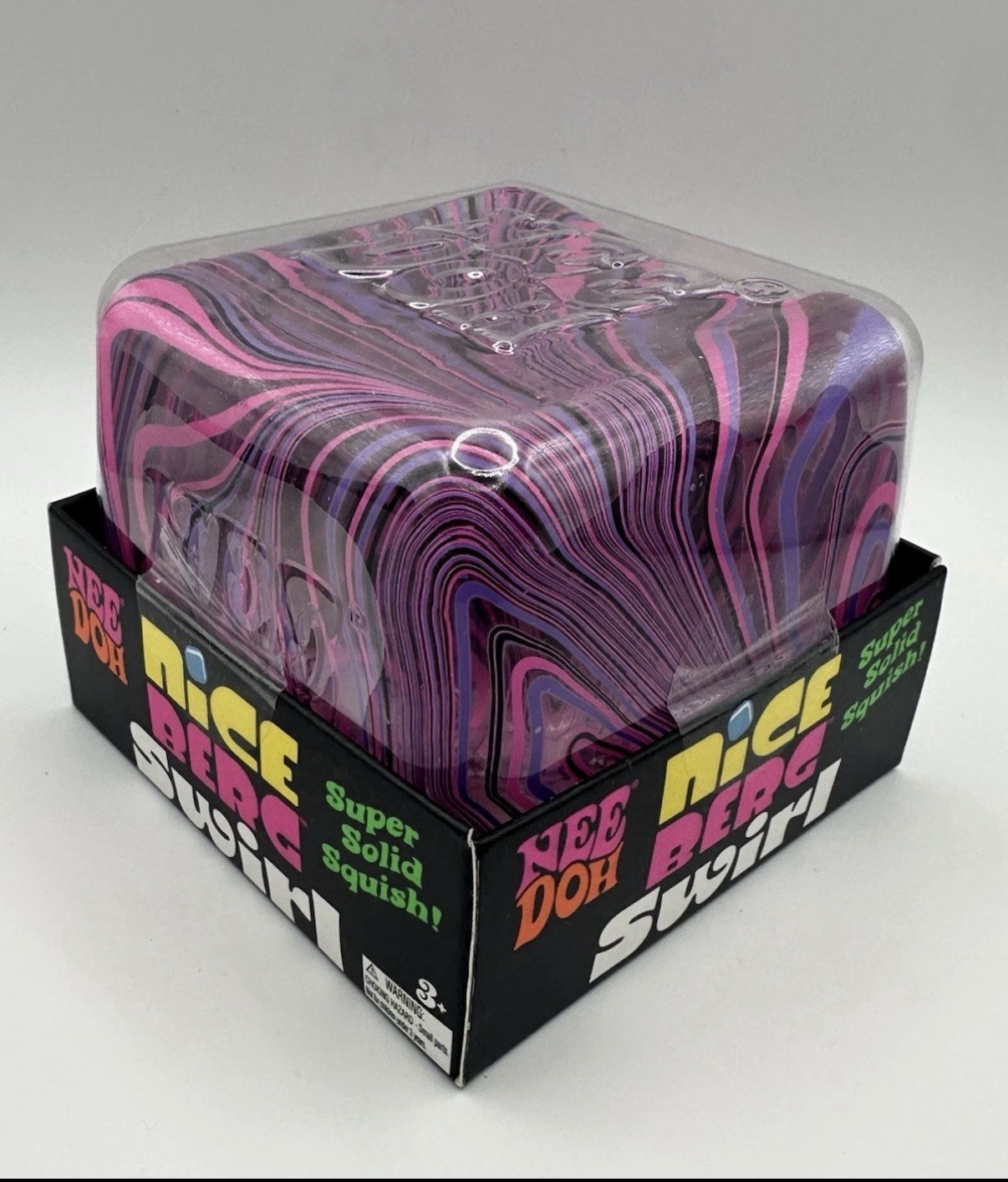 Rare NeeDoh Blue Nice Berg Swirl XL Giant Nee Doh Niceberg