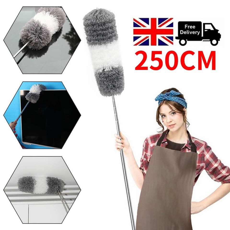 Extendable Feather Duster Long Telescopic Duster Magic Static Duster ...