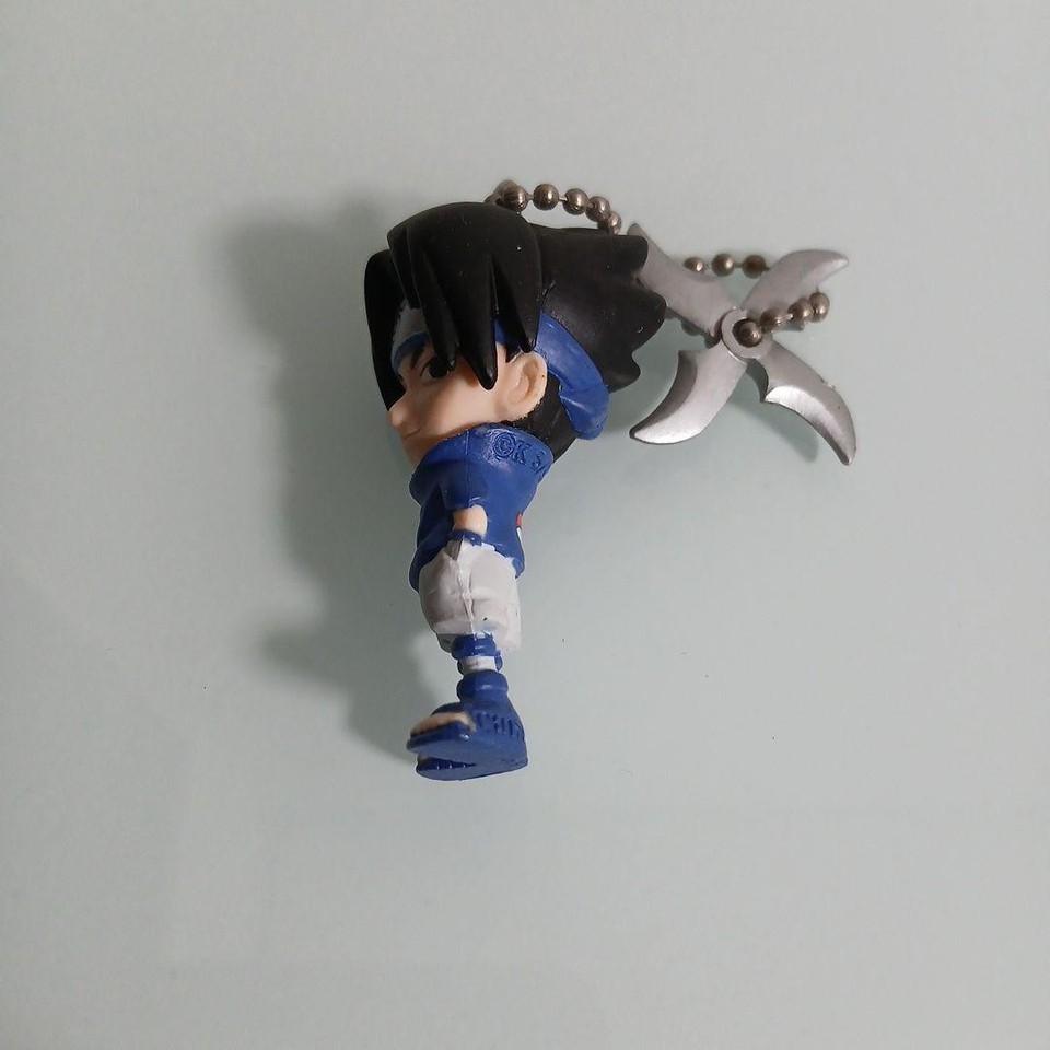 NARUTO Naruto Swing Keychain Sasuke Retro | eBay Australia