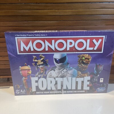 Monopoly Fortnight Edition Hasbro Board Game Brand New Sealed Parker ...