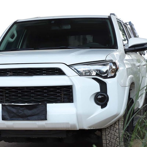 Smoked Black Front Fog Light Lamp Guard Decor Trim Cover Bezel for ...