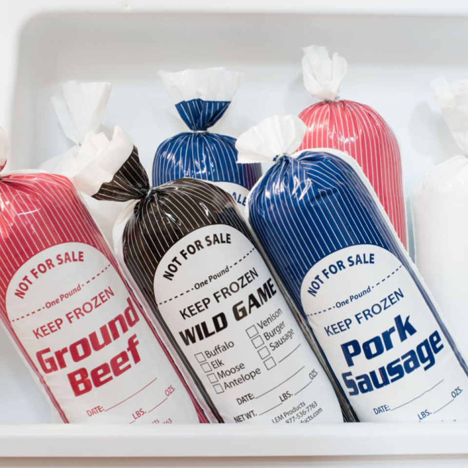 LEM 2 lb. Ground Beef Bags | 1000 Count | eBay