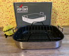 ALL-CLAD Stainless Nonstick Petite Roti Pan #5014 Rectangular Roaster ...