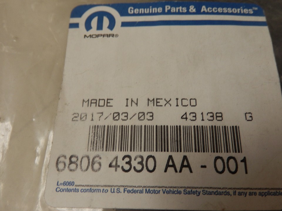 2010-2019 RAM Front Bumper Upper Bracket | 68064330AH | Genuine OEM ...