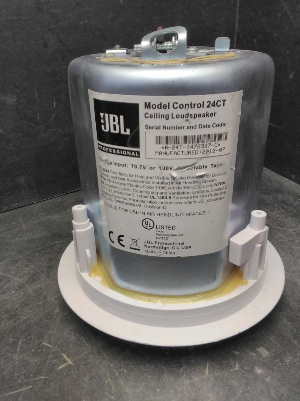 JBL Model Control 24CT Ceiling Loud Speaker (0-0-1) | eBay