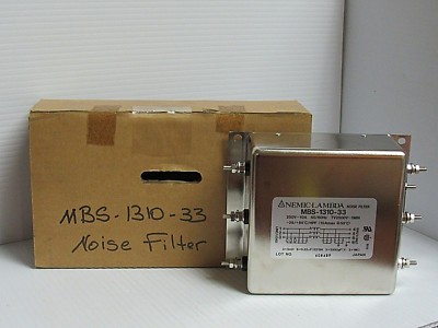 NEW NEMIC-LAMBDA NOISE FILTER MBS-1310-33 MBS131033 250V 10 AMP A 10A | eBay