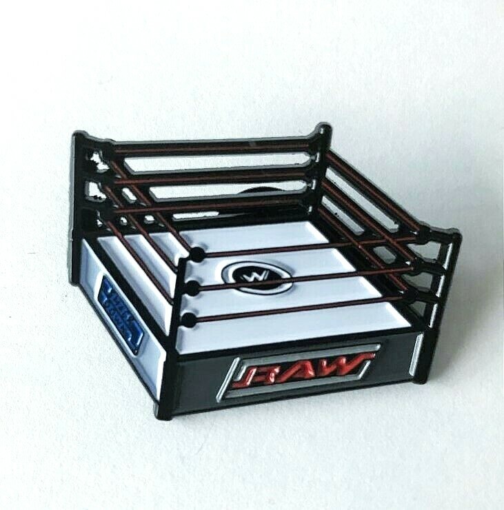 WWE WWF AEW Jakks Wrestling Ring Hasbro Enamel Pin Badge, Free Postage ...
