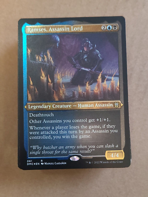 Custom Commander Deck ~ Assassins ~ Ramses, Assassin Lord ~ 100 Card ...