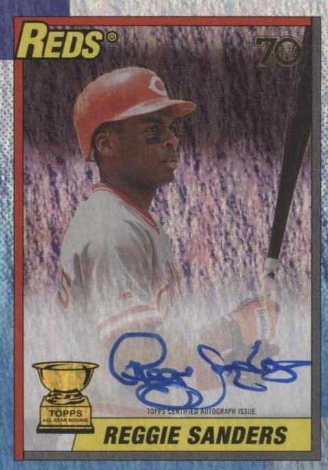 2021 Topps All-Star Rookie Cup - Legends Autographs Reggie Sanders #LCA ...