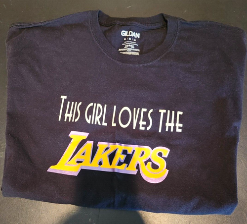 This Girl Loves the Lakers Lebron James #23 T-Shirt Adult XL Gildan | eBay